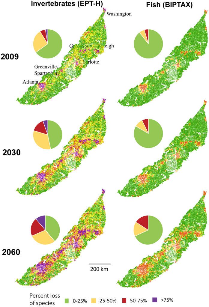 USGS: Urbanization Threatens Biodiversity in Southeastern U.S. Streams ...